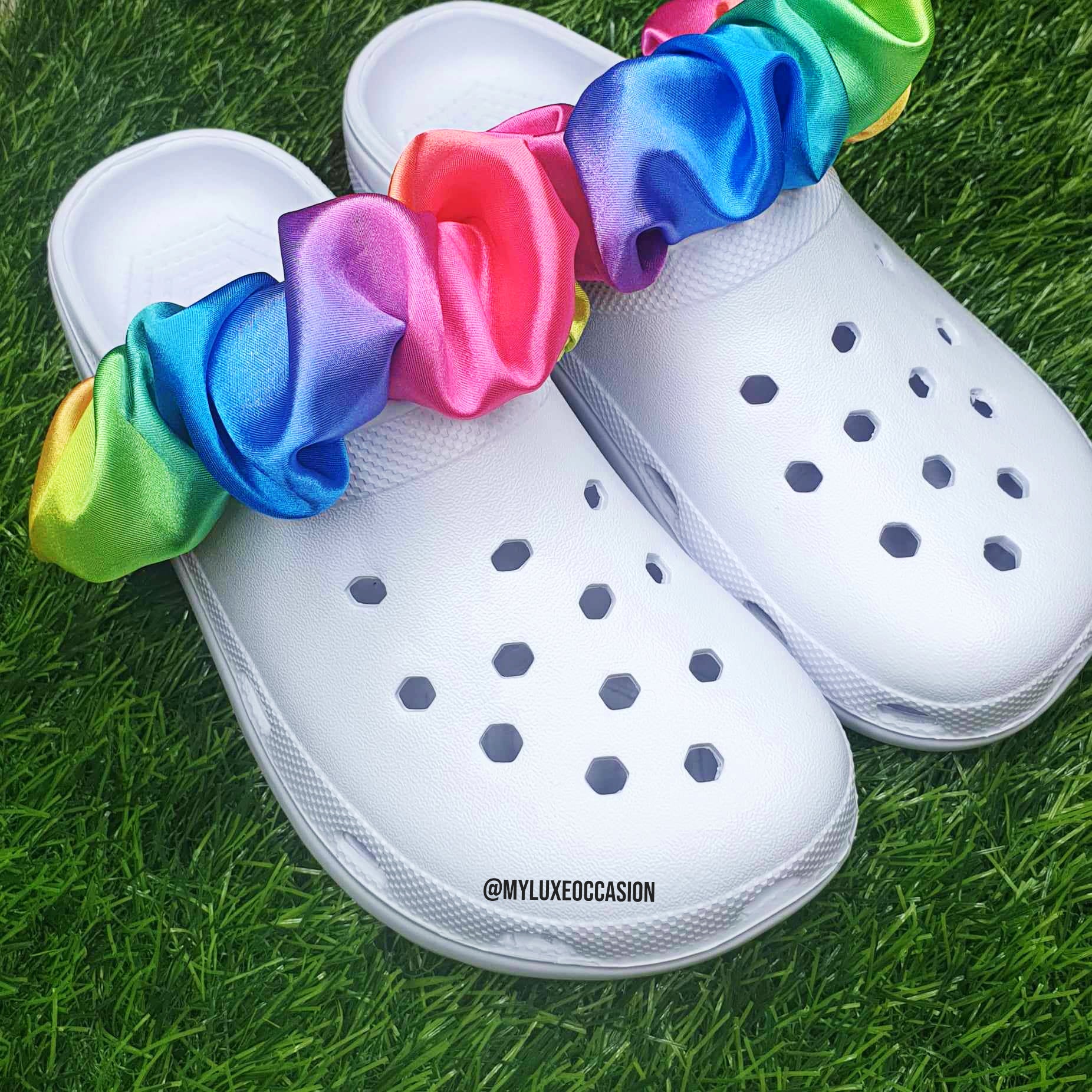 Cronchies - Scrunchie Strap Covers for your Clogs and Crocs – My Luxe ...